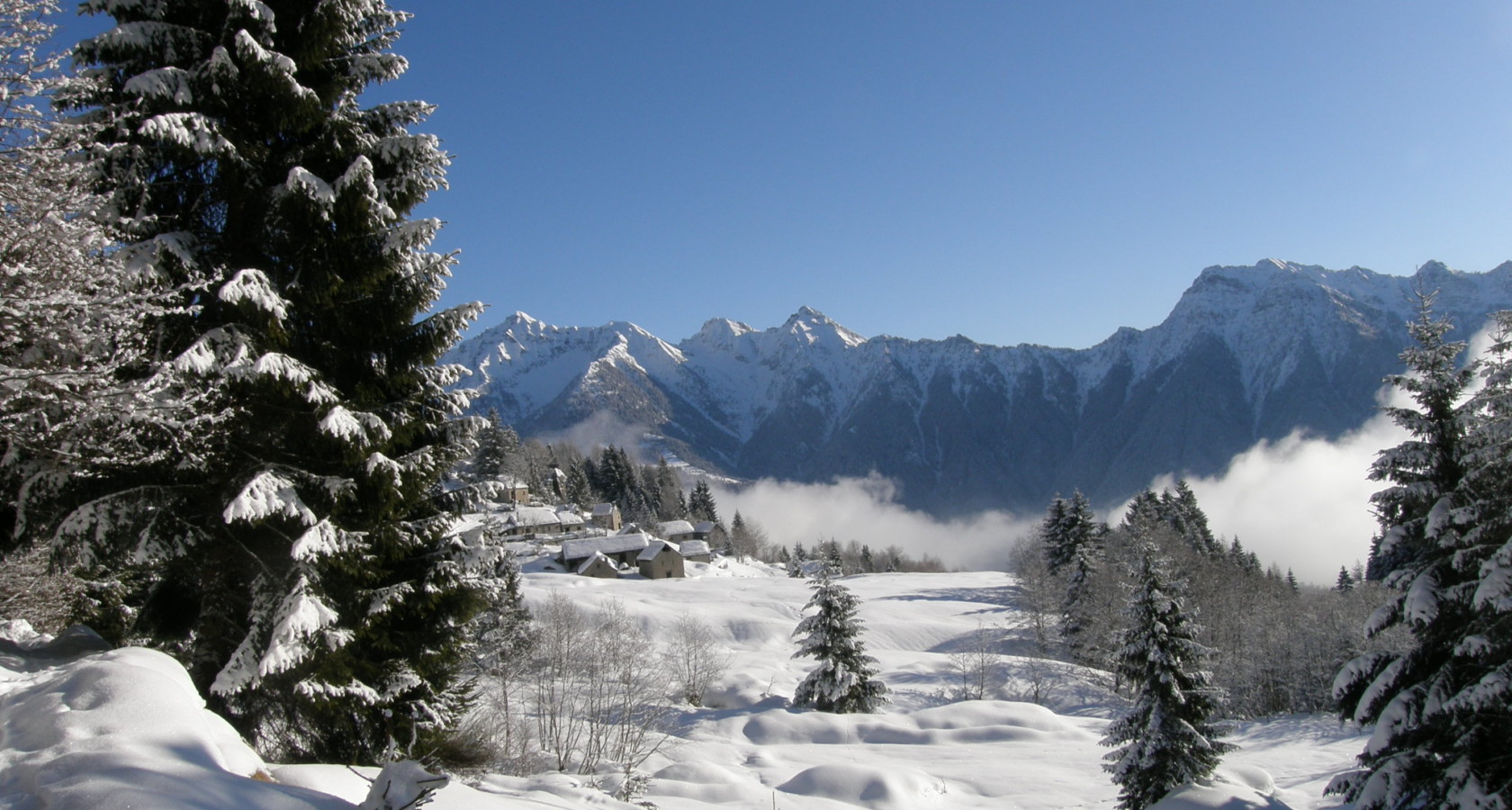 Schneeschuhwanderung im Ossolatal – Strecke Foppiano-Alpe Deccia ...
